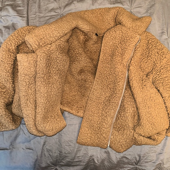 Jackets & Coats | Fluffy Brown Jacket | Poshmark
